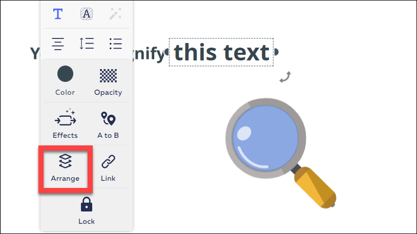 Moving Text to the Front and to the Back – Powtoon