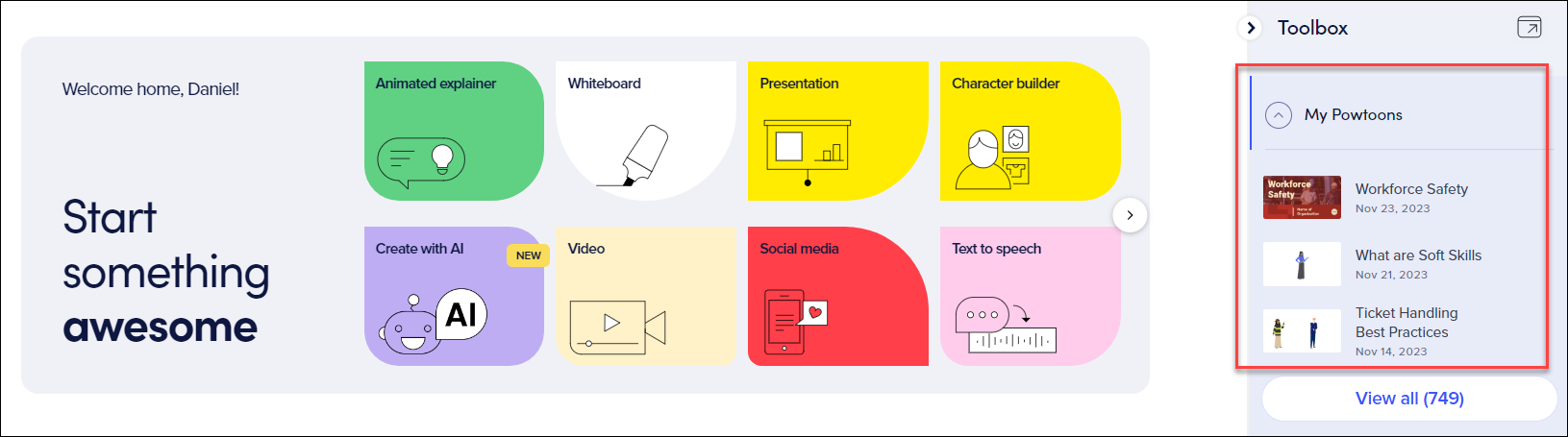 Downloading Your Powtoon to an MP4 File – Powtoon