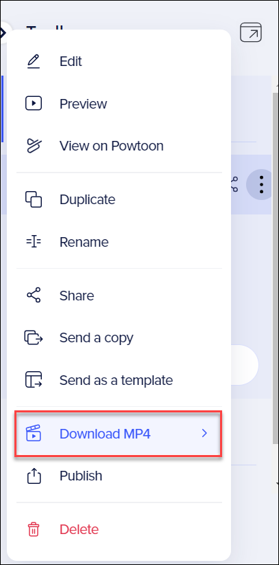 Downloading Your Powtoon to an MP4 File – Powtoon