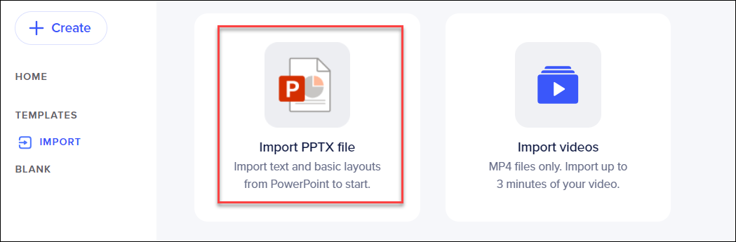 Importing a PowerPoint into Powtoon – Powtoon