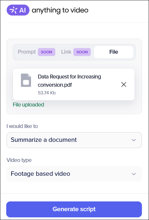 Imagine AI - Anything to Video – Powtoon